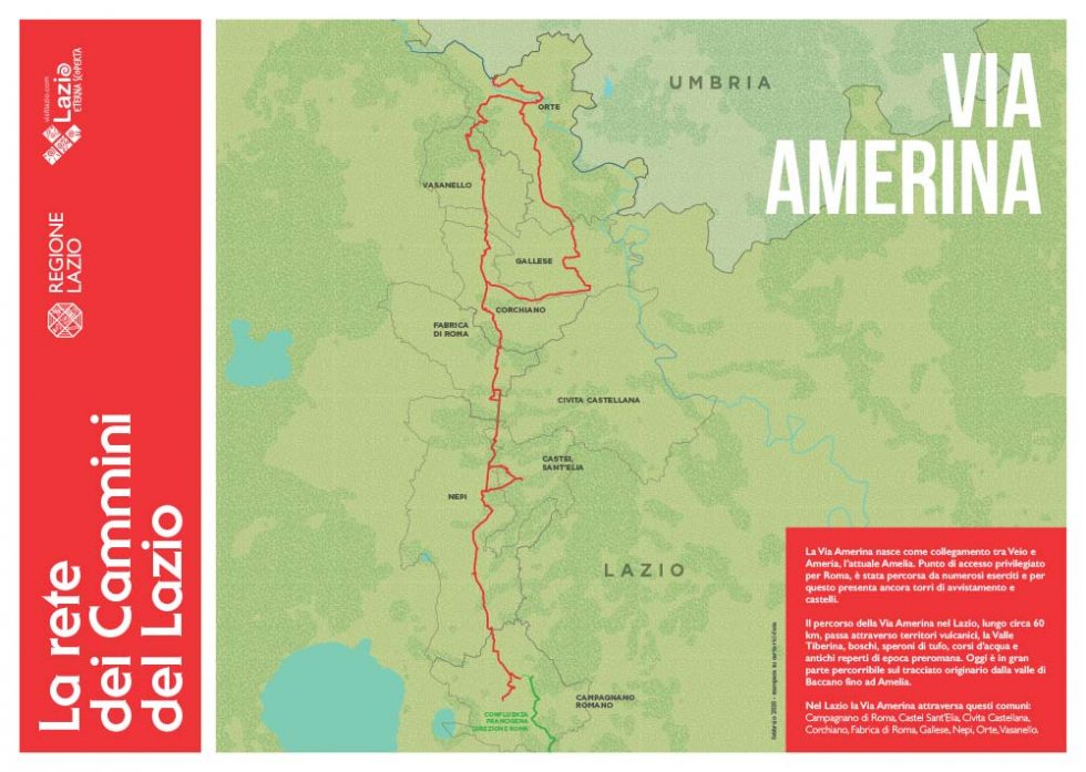 Via Amerina – Cammini –VisitLazio