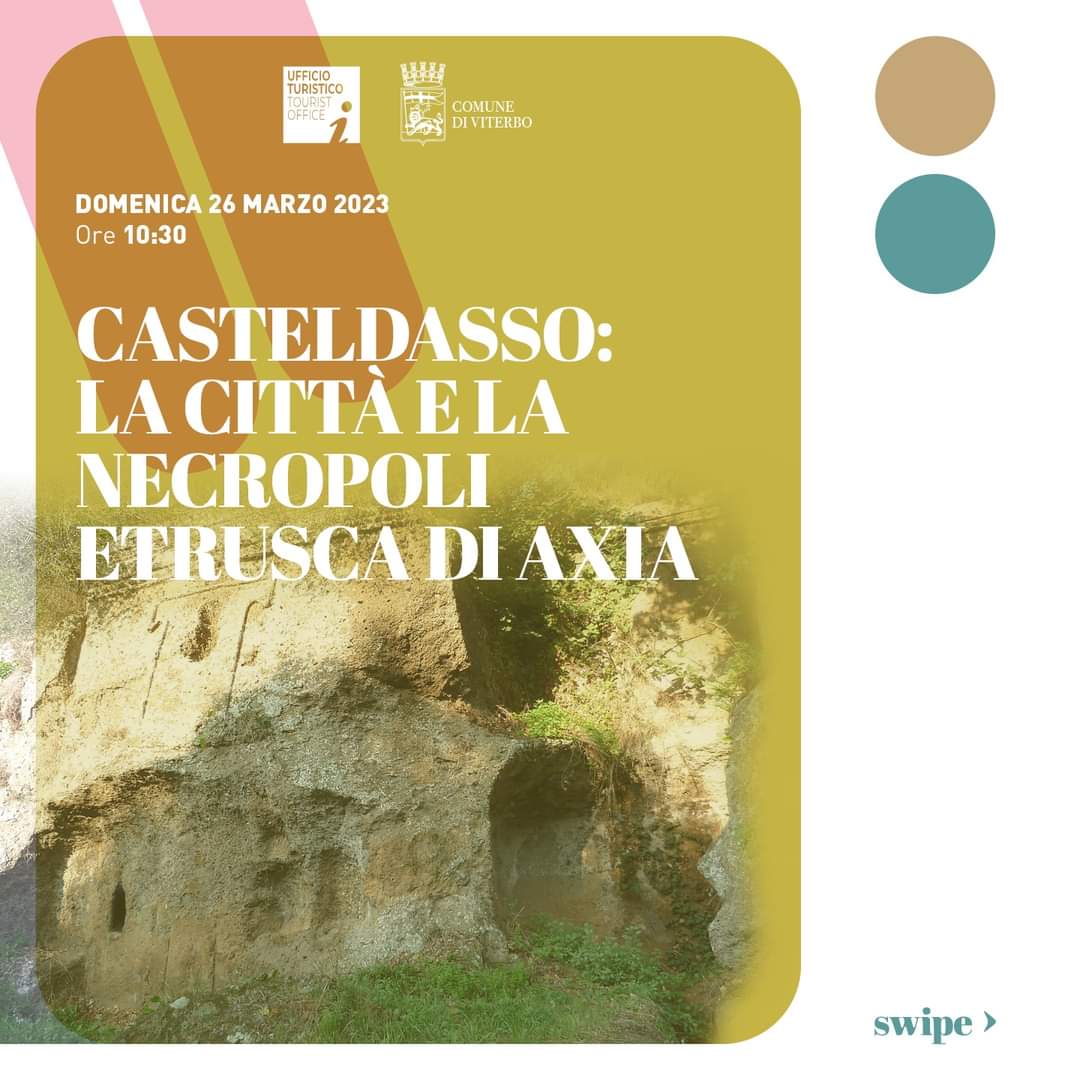 Visita guidata e degustazione alla necropoli rupestre di Castel D’Asso ... Visita guidata e degustazione alla necropoli rupestre di Castel D’Asso ...