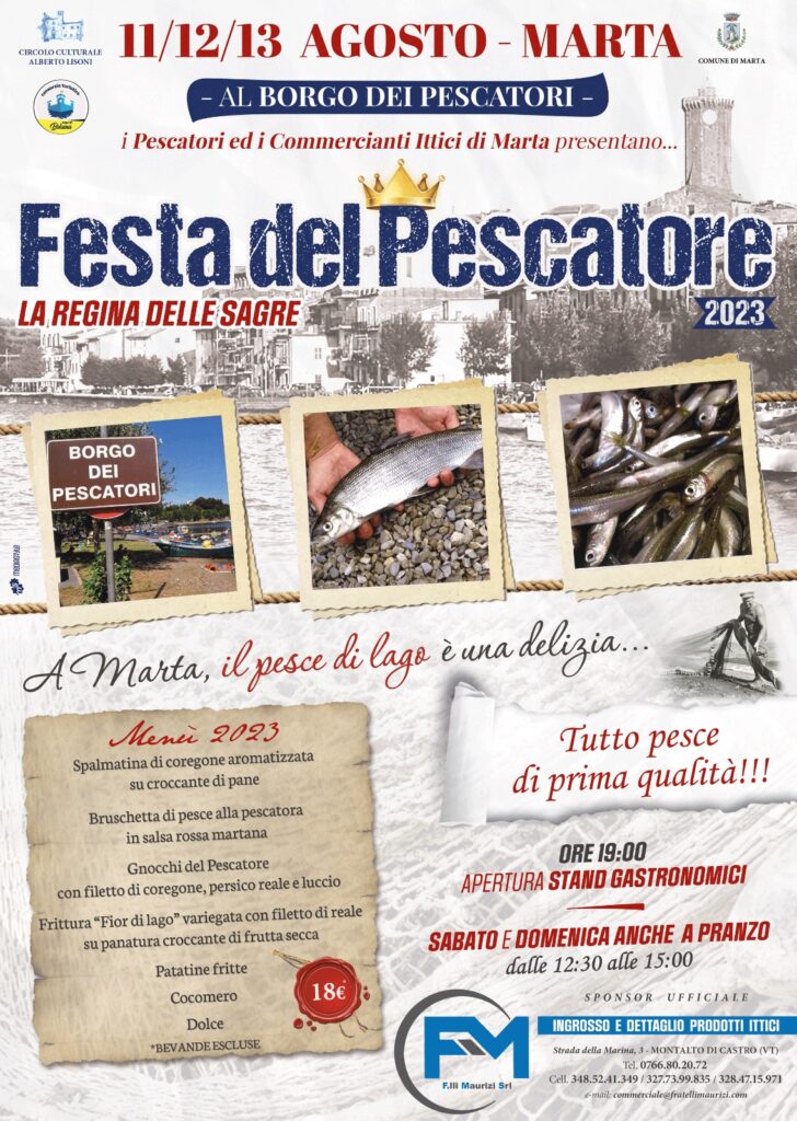 Festa del Pescatore nel borgo di Marta – VisitLazio