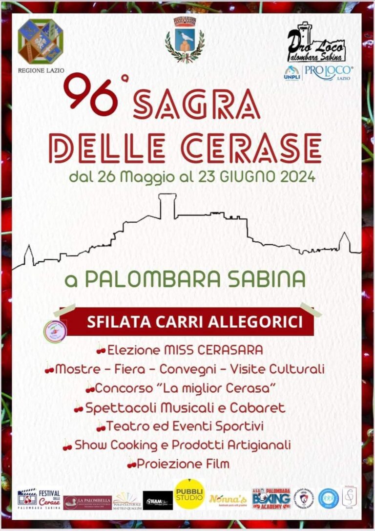 Sagra delle Cerase a Palombara Sabina – VisitLazio