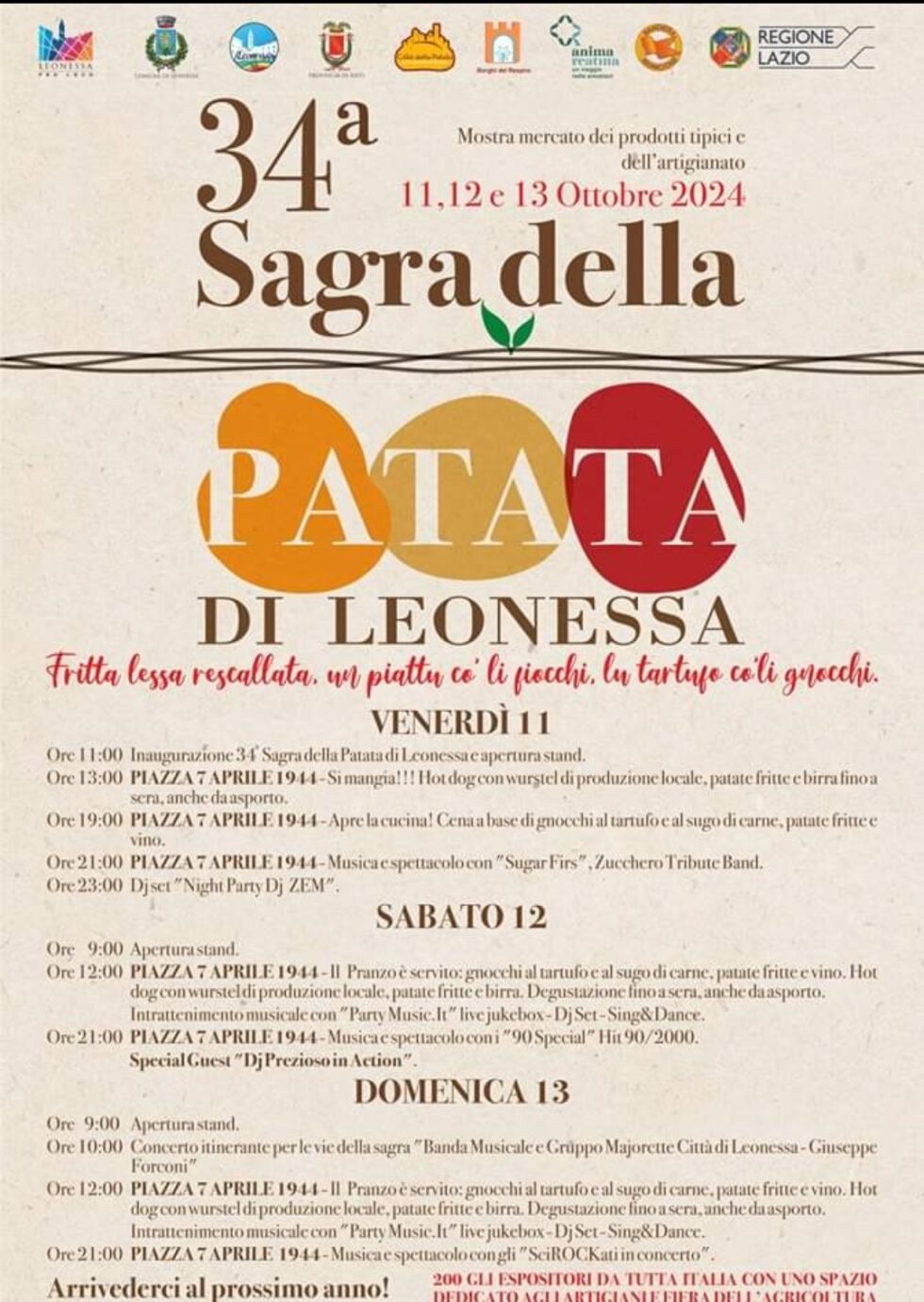 34^ Sagra della Patata a Leonessa – VisitLazio