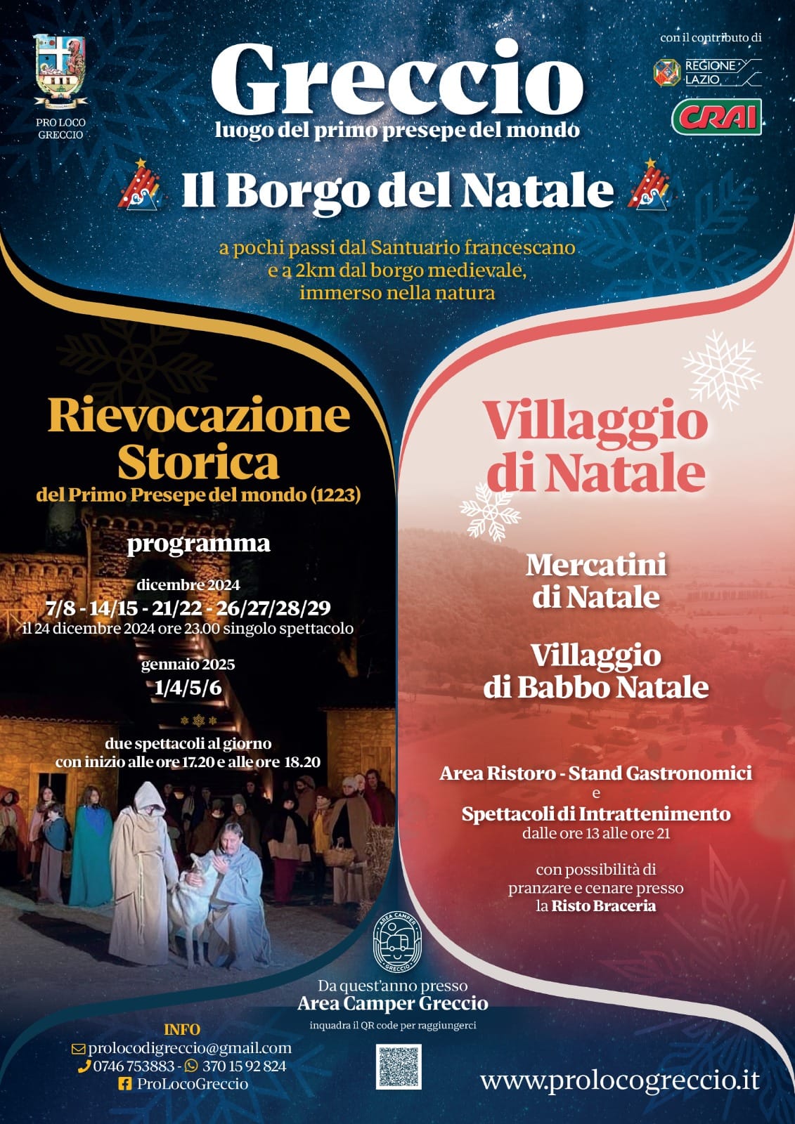 VisitLazio Il Presepe vivente di Greccio, il primo Presepe